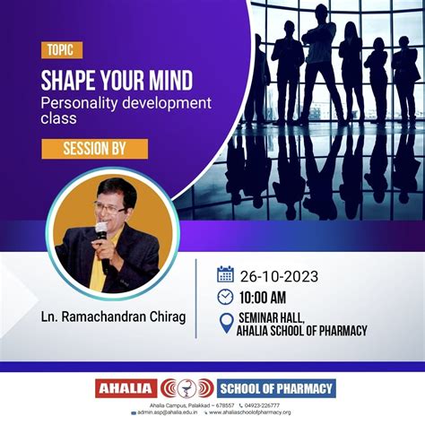 Personality Development Class Ahalia School Of Pharmacy