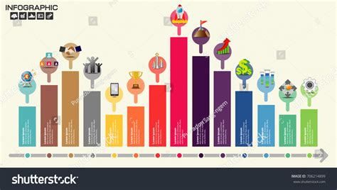 Steps Diagram Template Timeline Graph Stock Vector Royalty Free Shutterstock