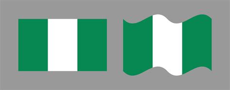 Nigeria Flag Design Flat Wave 46660374 Vector Art At Vecteezy