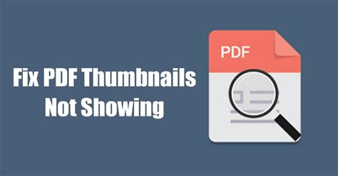 how to fix pdf thumbnails not showing on windows 6 ways artofit