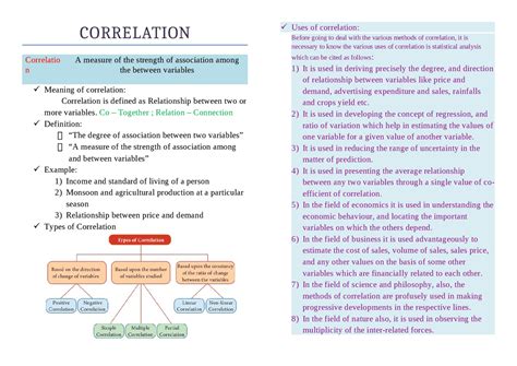 Correlation Important Topic In Statistics Docsity