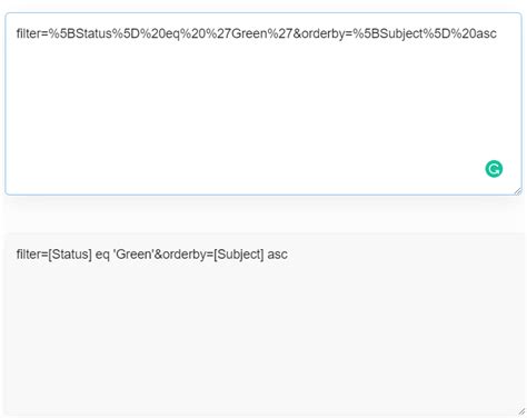 Filters OData Advanced Softools