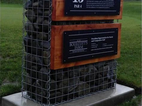 Gabion Landscaping For Decorating In Garden Private And Commercial Sites