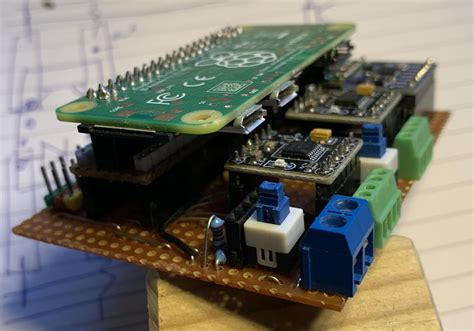 Raspberry Pi Zero 2w Robot Controller Board For L0cost Robots Built On