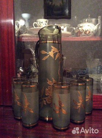 Набор кувшин с 6 стаканами купить в Москве | Товары для дома и дачи | Авито