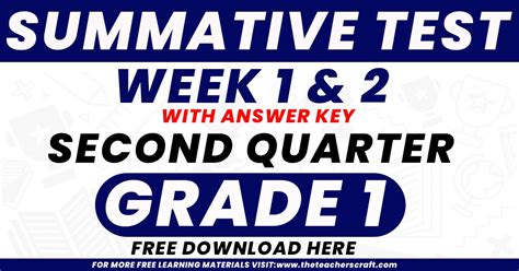 summative test grade 1 q2 week1and2 free download the teacher s craft