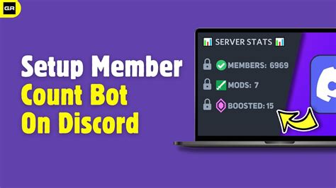 How To Setup Member Count Bot On Discord Tutorial Youtube