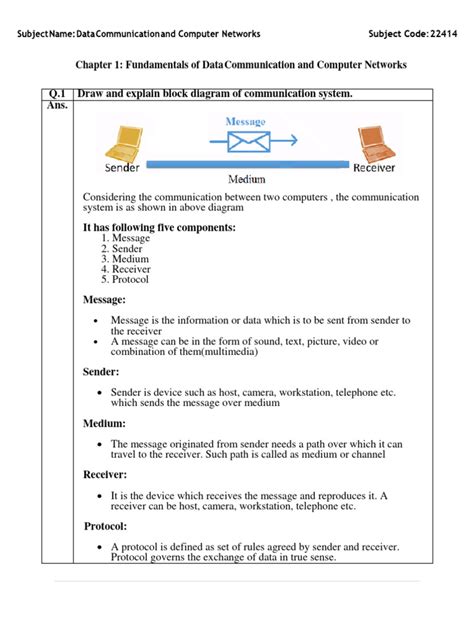 dcc concise notes pdf network topology computer network