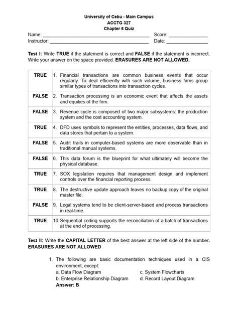 Chapter 6 Answers Key Pdf Computing Information Technology Management