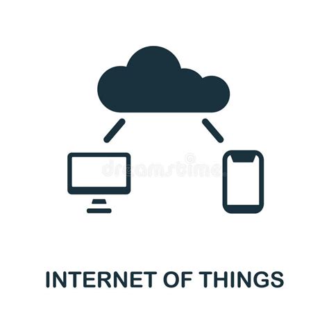 Internet Of Things Icon Monochrome Simple Sign From Digitalization