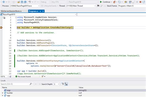 C Isessionstore Implementation Cannot Resolve Scoped Service From