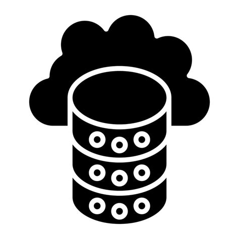 cloud storage glyph icon 8904422 vector art at vecteezy