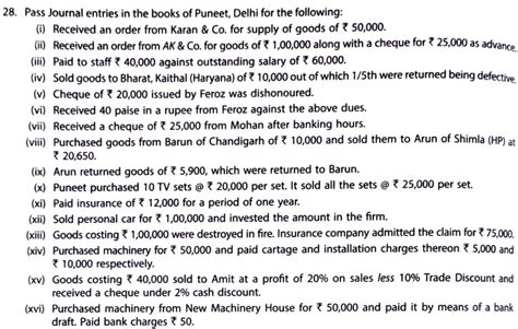 Solutions Of Journal Entries Class 11 At Leo Rey Blog