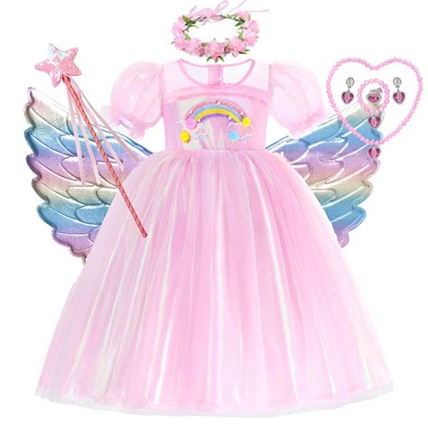 유니콘 요정 소녀 공주 드레스 크리스마스 파티 화려한 의상 어린이 새해 카니발 공연 의상 2 12 세 Aliexpress