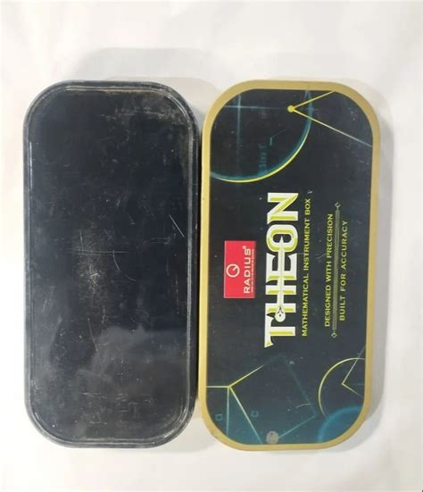 Rectangle Black Rectangular Tin Compass Box At Rs 95piece In Vasai