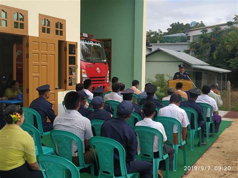 New Fire Service Station Launched In Wundwin Township Myanmar Digital