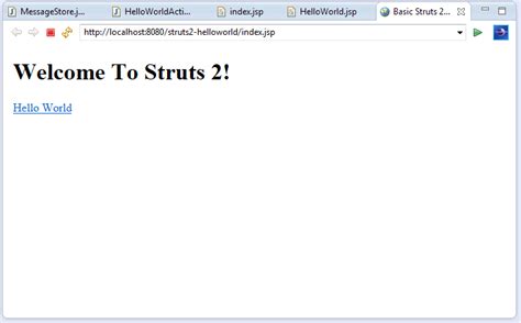 Helloworld With Struts 2 And Eclipse Software Art Of Design And Programming
