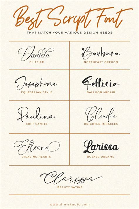 the best script font styles for your design needs