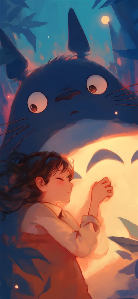 My Neighbor Totoro Cozy Night Wallpapers Anime Cute Wallpaper