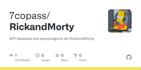 Github Copass Rickandmorty Api Baseada Nos Personagens De Rickandmorty