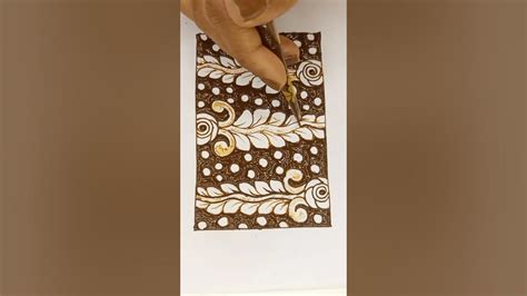 Unique Mehendi Reverse Element Design Mehndiart Hennaart Floralmehendi Mehndi Youtube