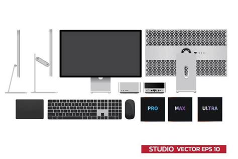 Computer Side View Vector Art Icons And Graphics For Free Download