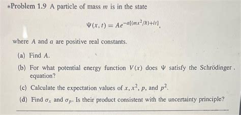 Solved Problem 1 14 Let Pab T Be The Probability Of Finding Chegg Com