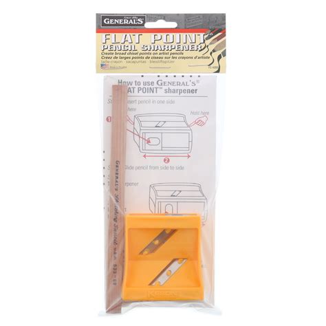 General Pencil Flat Pencil Sharpener And Sketch Pencil