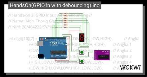 Handsongpio In With Debouncingino Wokwi Esp32 Stm32 Arduino