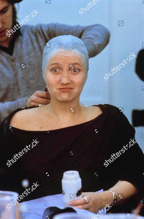 Barbie Wilde Getting Applied For Make Up As The Female Cenobite From