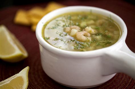 Parsnip And Potato With Shrimp Soup From Garden To Soup Bowl