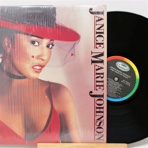 Janice Marie Johnson One Taste Of Honey Vinyl Record Album Lp Emi