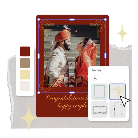 add a frame to a photo for free adobe express india