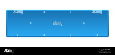 Blank Button Blank Square Blue Push Button Stock Vector Image And Art