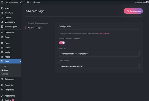 Advanced Login Widget Voxel Addons