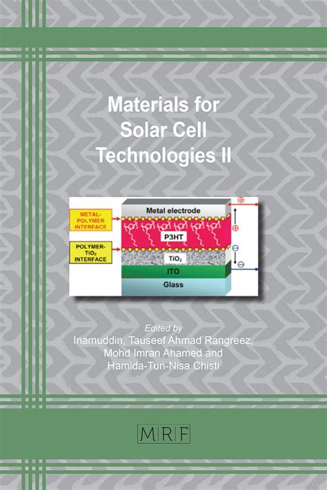 Materials For Solar Cell Technologies Ii Materials Research Forum