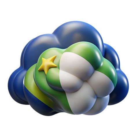 Cloud Computing A 3d Conceptual Representation 54586869 Png