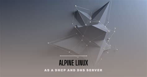 alpine linux as a dhcp and dns server king zone