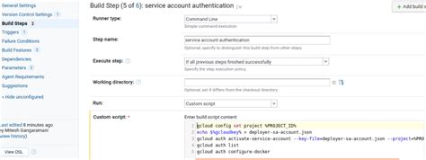 Teamcity Pass Kubernetes Service Account Key With Configuration Parameter Not Working Stack