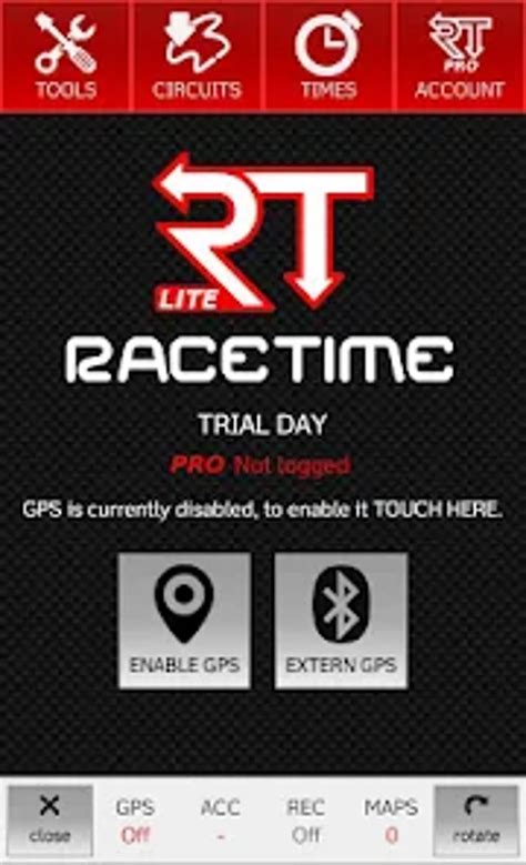 RaceTime GPS Lap Timer LITE Para Android Descargar