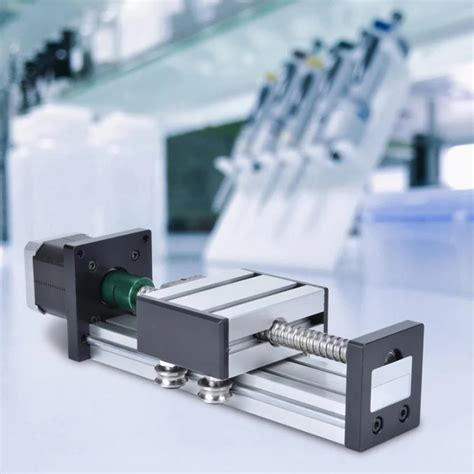 100mm Stroke Single Shaft Ball Screw Linear Guide Rail Cnc Sliding Table With 42 Motor Ball