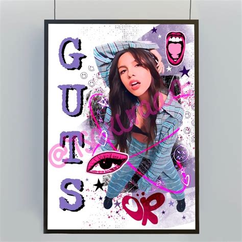 Olivia Rodrigo Guts Poster Etsy
