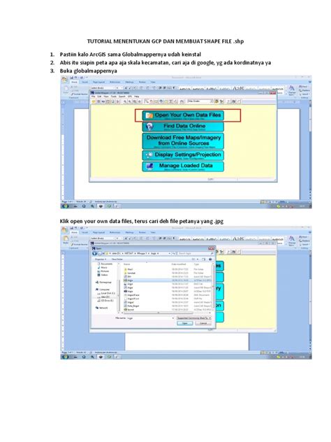 Tutorial Menentukan Gcp Dan Membuat Shap Pdf