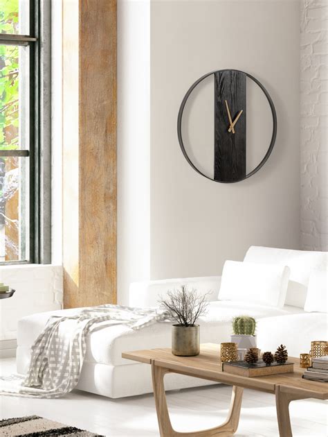 Kate And Laurel Ladd Modern Glam Numberless Round Wall Clock 24 Inch
