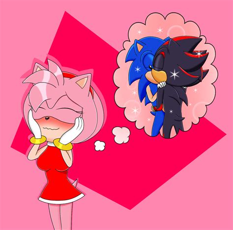 Amy Fantasizing With Sonadow By Garden Of Chaos On Deviantart