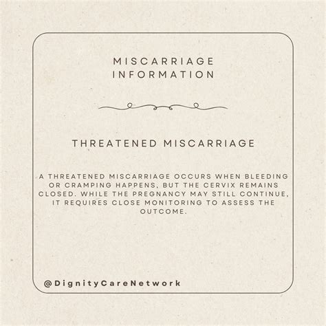 Dignity What Is A Threatened Miscarriage A Threatened Miscarriage