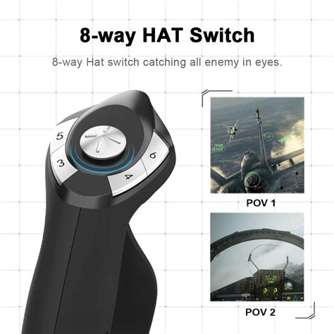 Pxn 2119 Pro 비행 Usb 시뮬레이터 게임 패드 조이스틱 Pc 및 데스크탑 시뮬레이션 항공기 진동 게임 컨트롤러