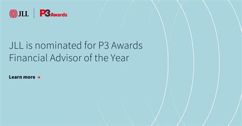 Meaghan Elwell On Linkedin Jll Has Been Shortlisted For Financial Advisor Of The Year For The P3…