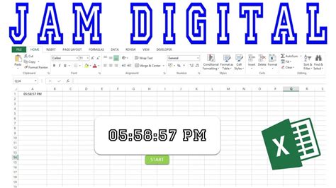 Cara Membuat Jam Digital Di Excel Smashfasr
