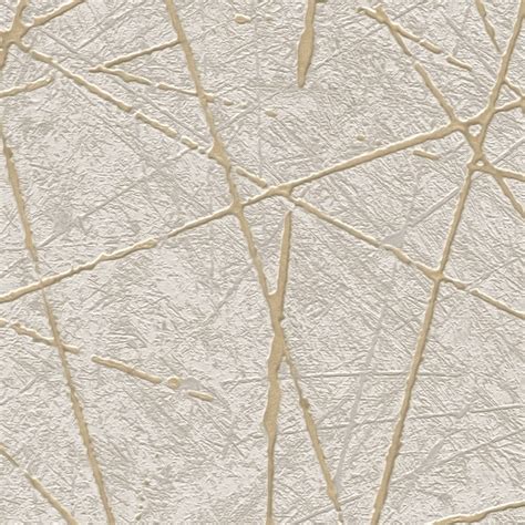 Geo Lines Abstract Cream Gold Wallpaper As Creation Quantum